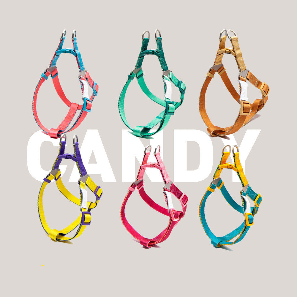 HKM-056467 Contrast Color Hand-Held Rope Collar and Back Band for ...