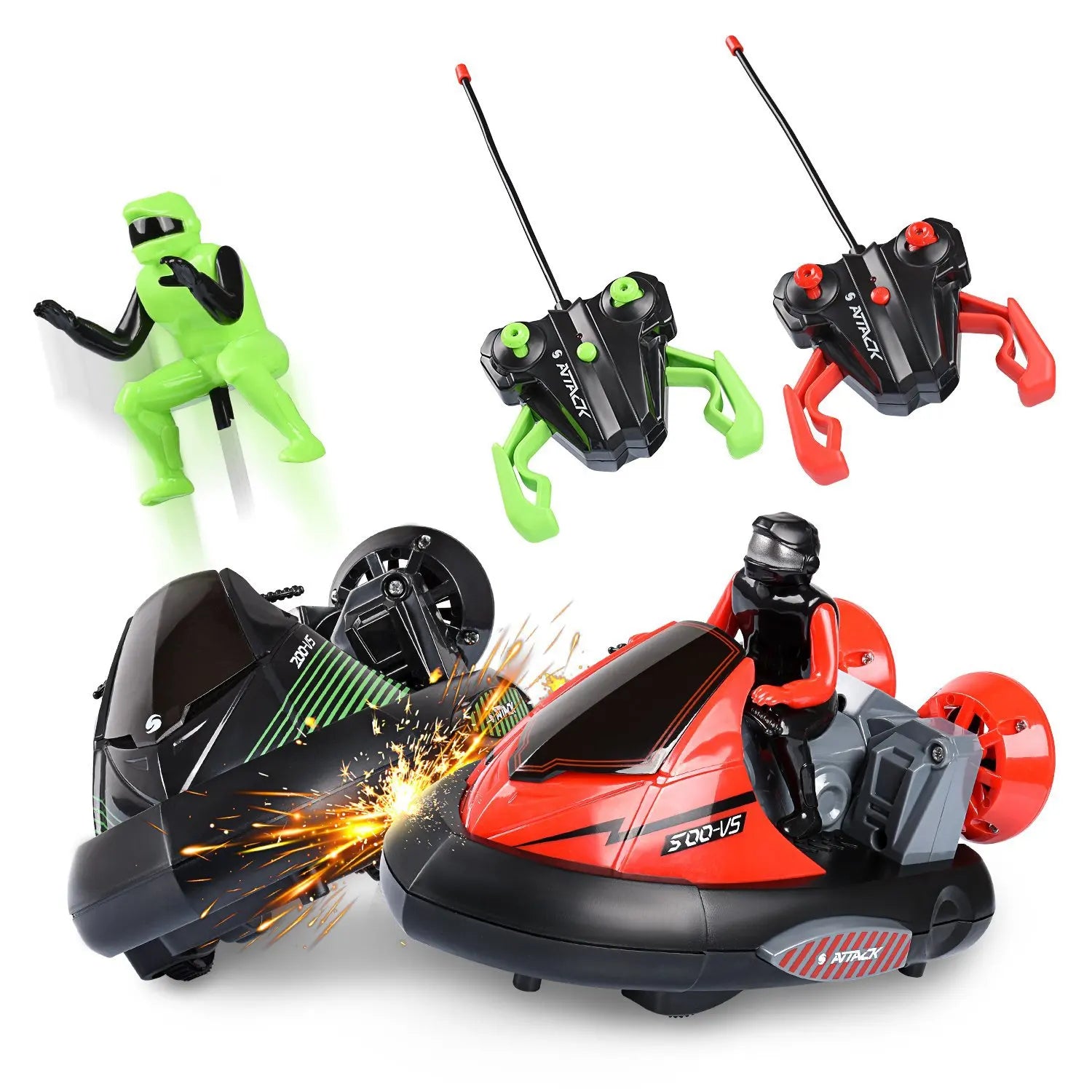 HKM-120083 2.4G Remote Control Bumper Car Set for Indoor Outdoor Racing ...