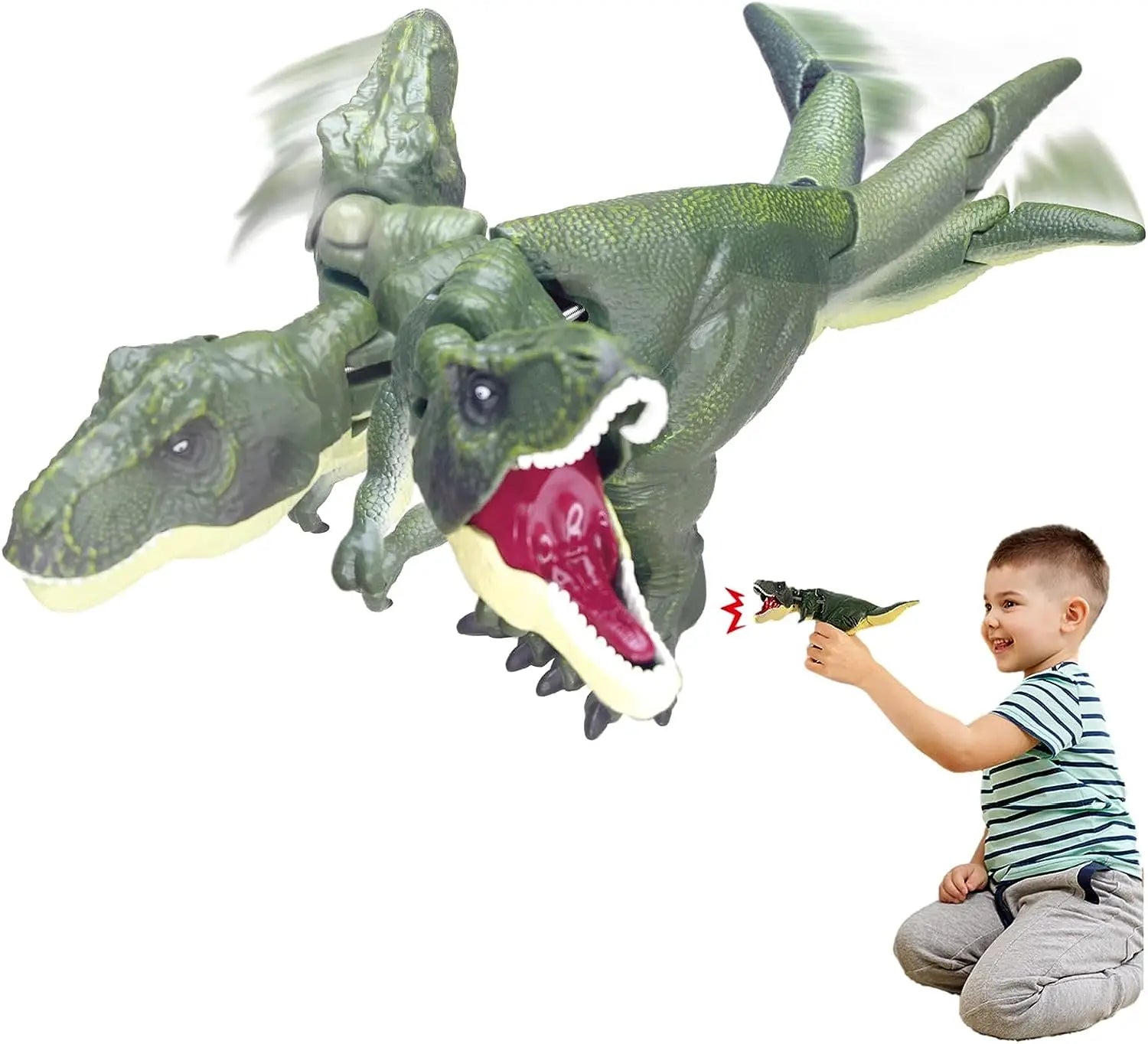 HKM-194899 Electric T-Rex Dinosaur Grabber Toy – Telescopic Swing ...
