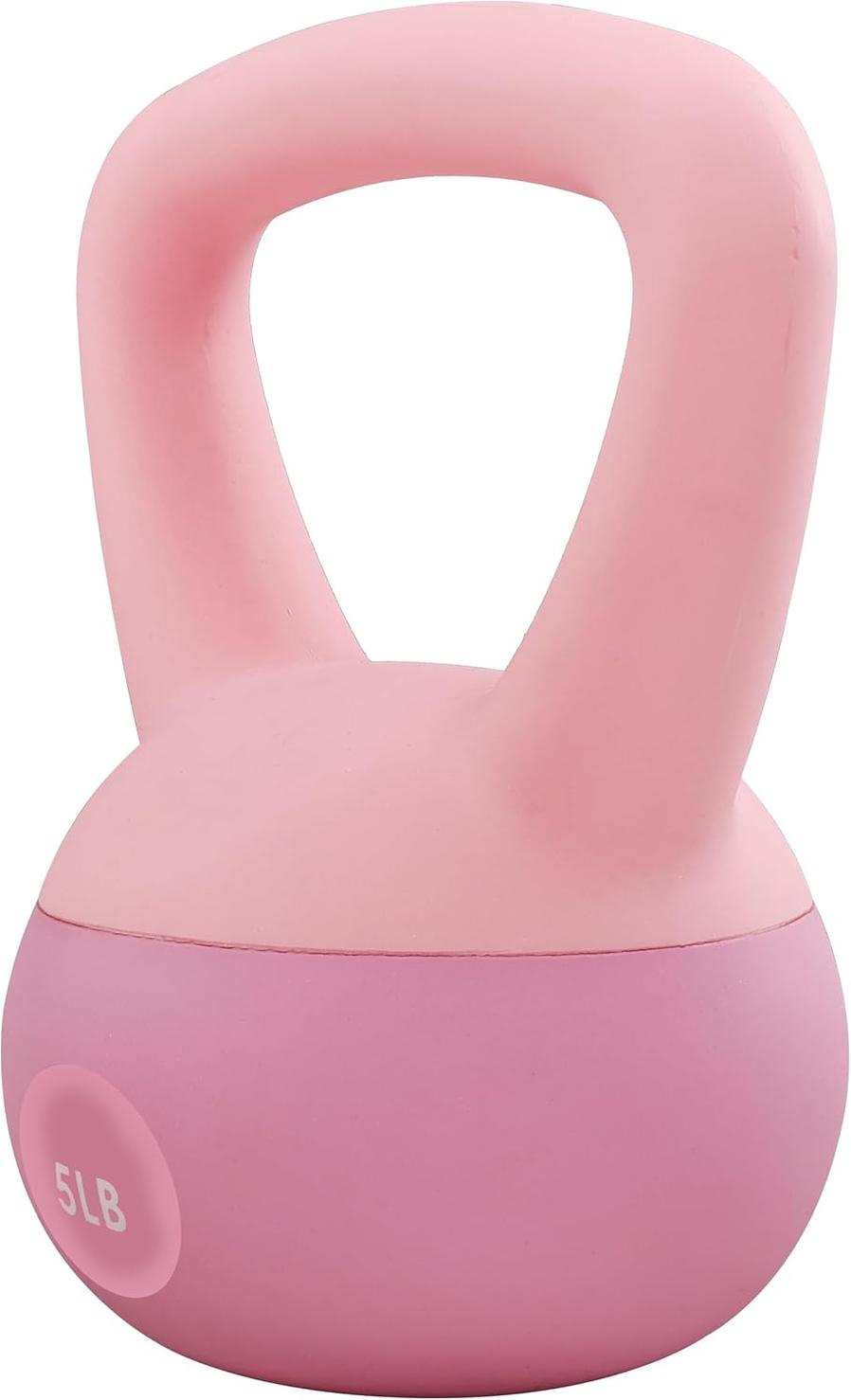 HKM-376083 Soft Kettlebells for Men and Women - Color Coded Vinyl Weig ...