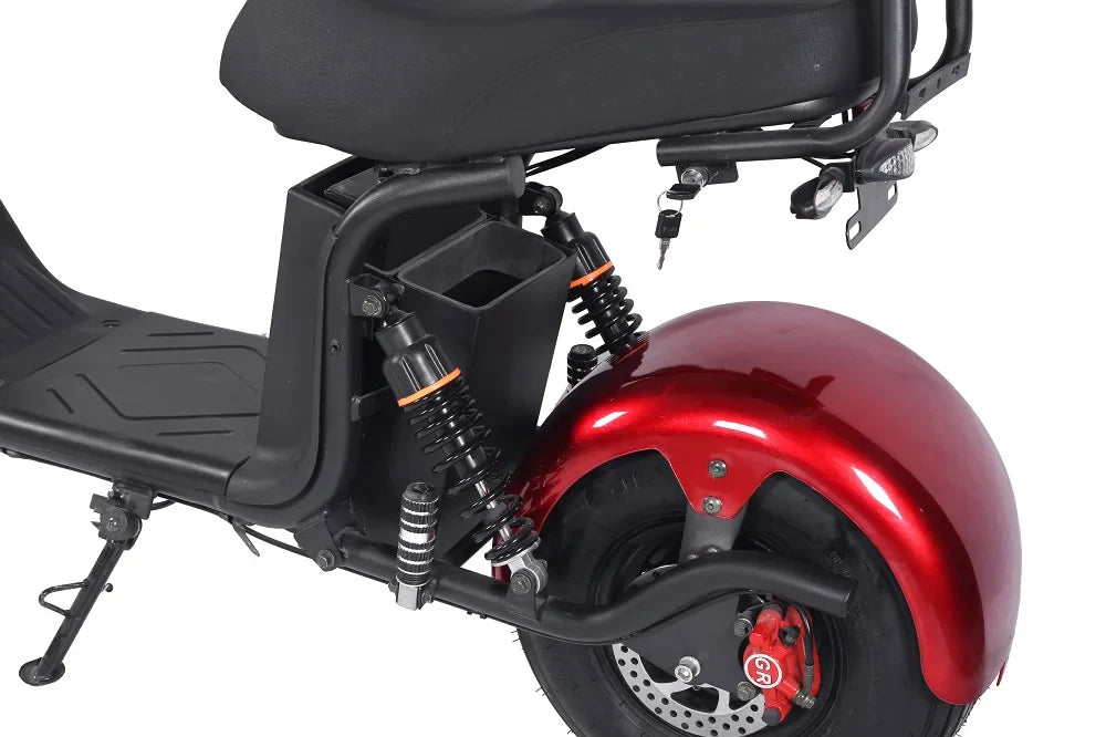 HKM-670163 1500W 60V 20Ah Electric Scooter with Dual Suspension, 45km/h ...