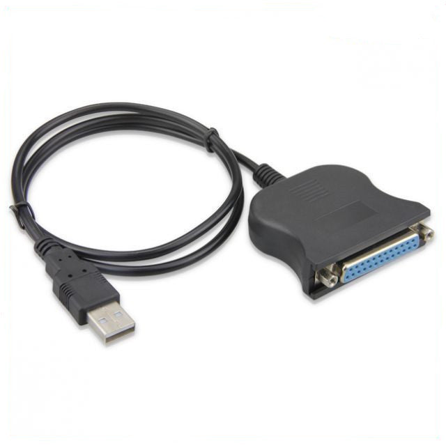 HKM-670803 USB to DB25 Parallel Printer Cable - IEEE 1284 Compatible w ...