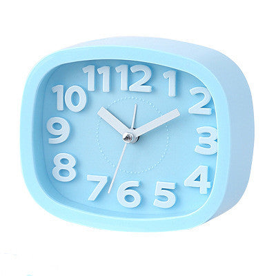 HKM-868243 Battery-Powered Square Alarm Clock for Kids - Colorful Mini ...